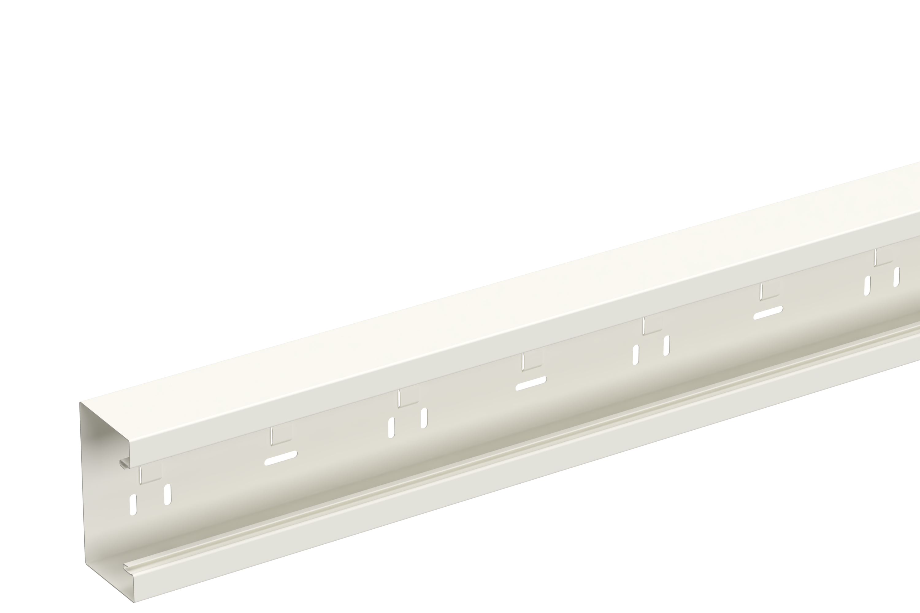 Trunking base steel 120/65 3m R9010 | Wibe group