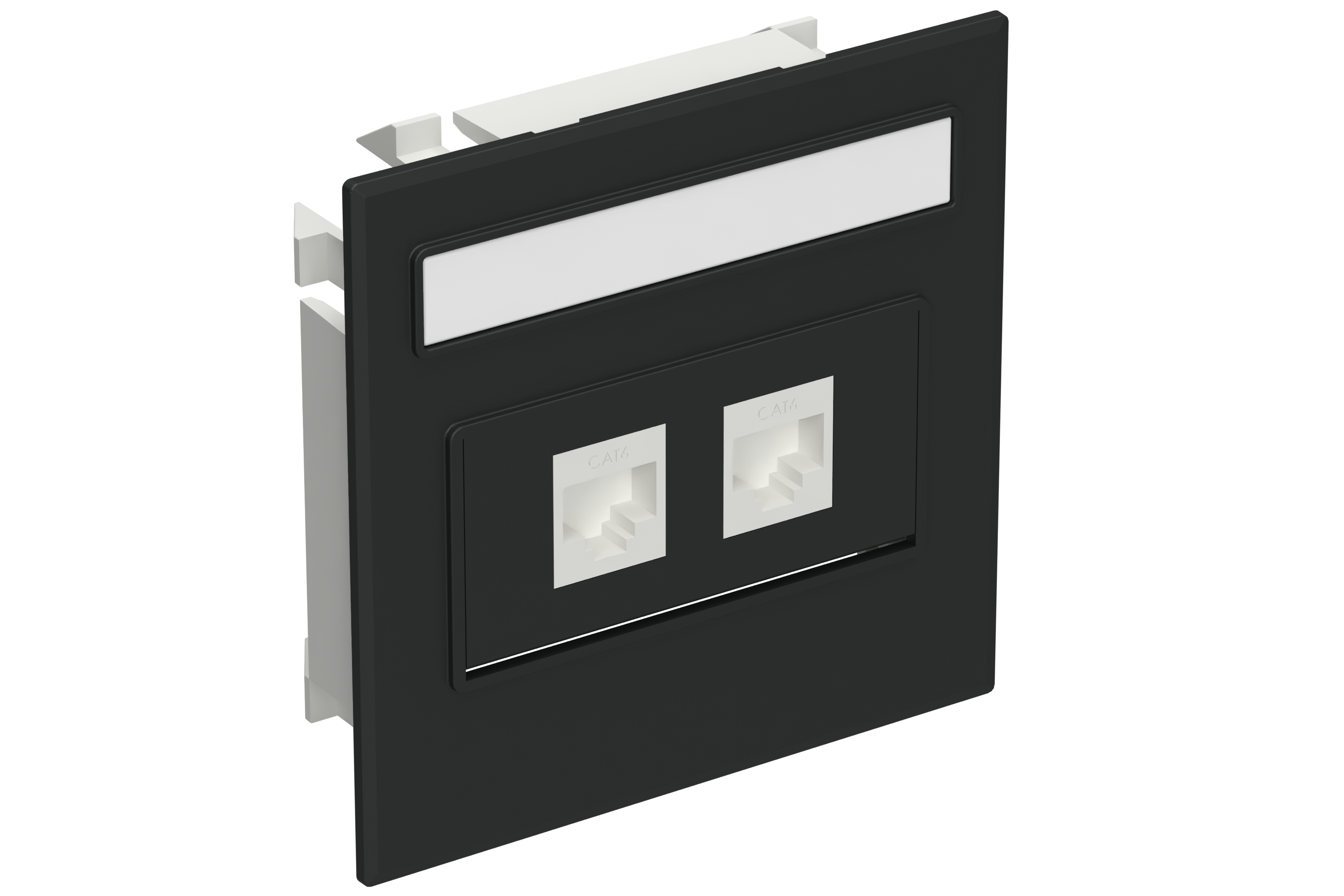 Data flat RJ45 Cat6 kit Keystone b R9017 | Wibe group