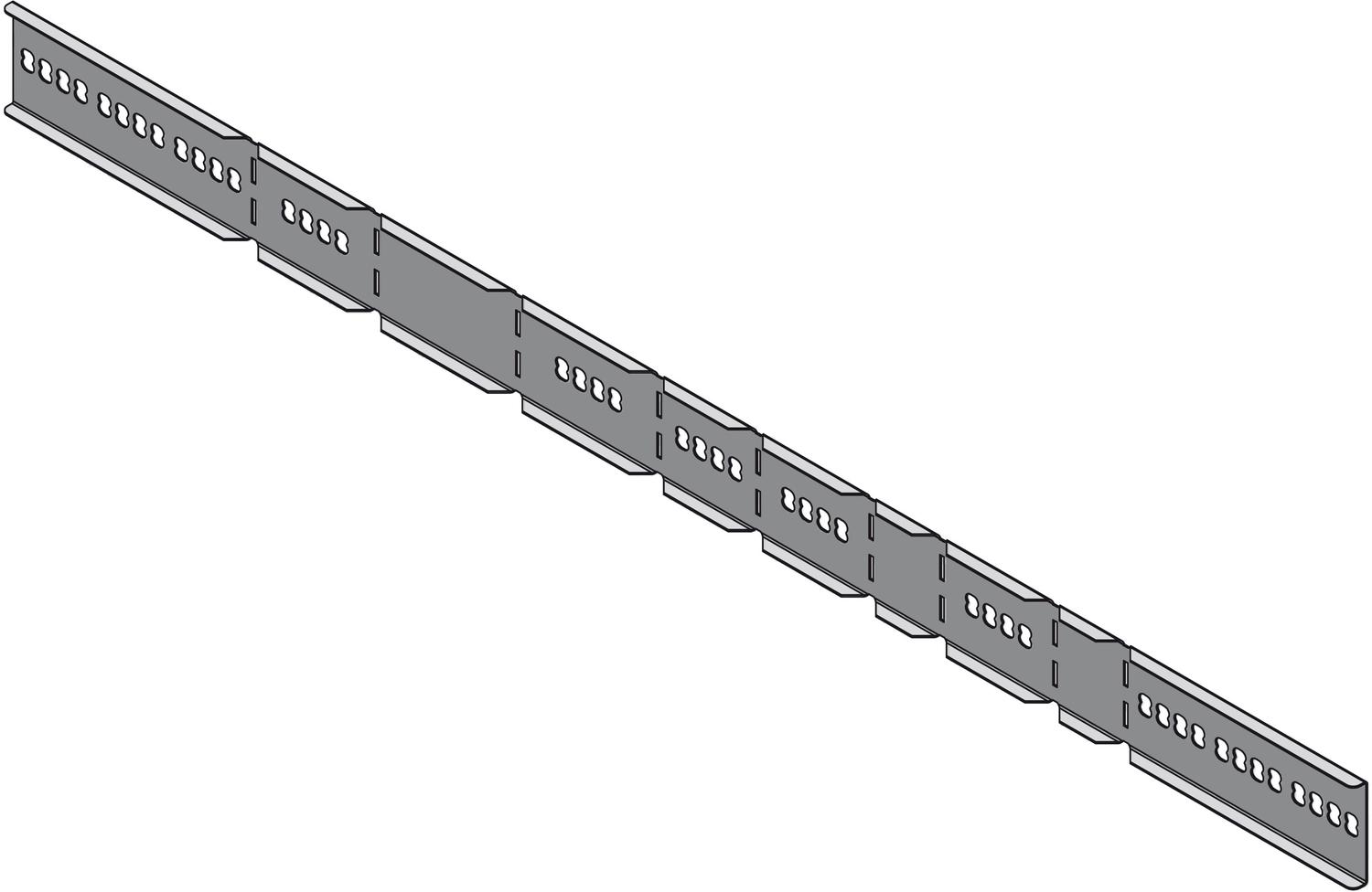 Stop end/uni reducer piece H=60 L=957 PG | Wibe group