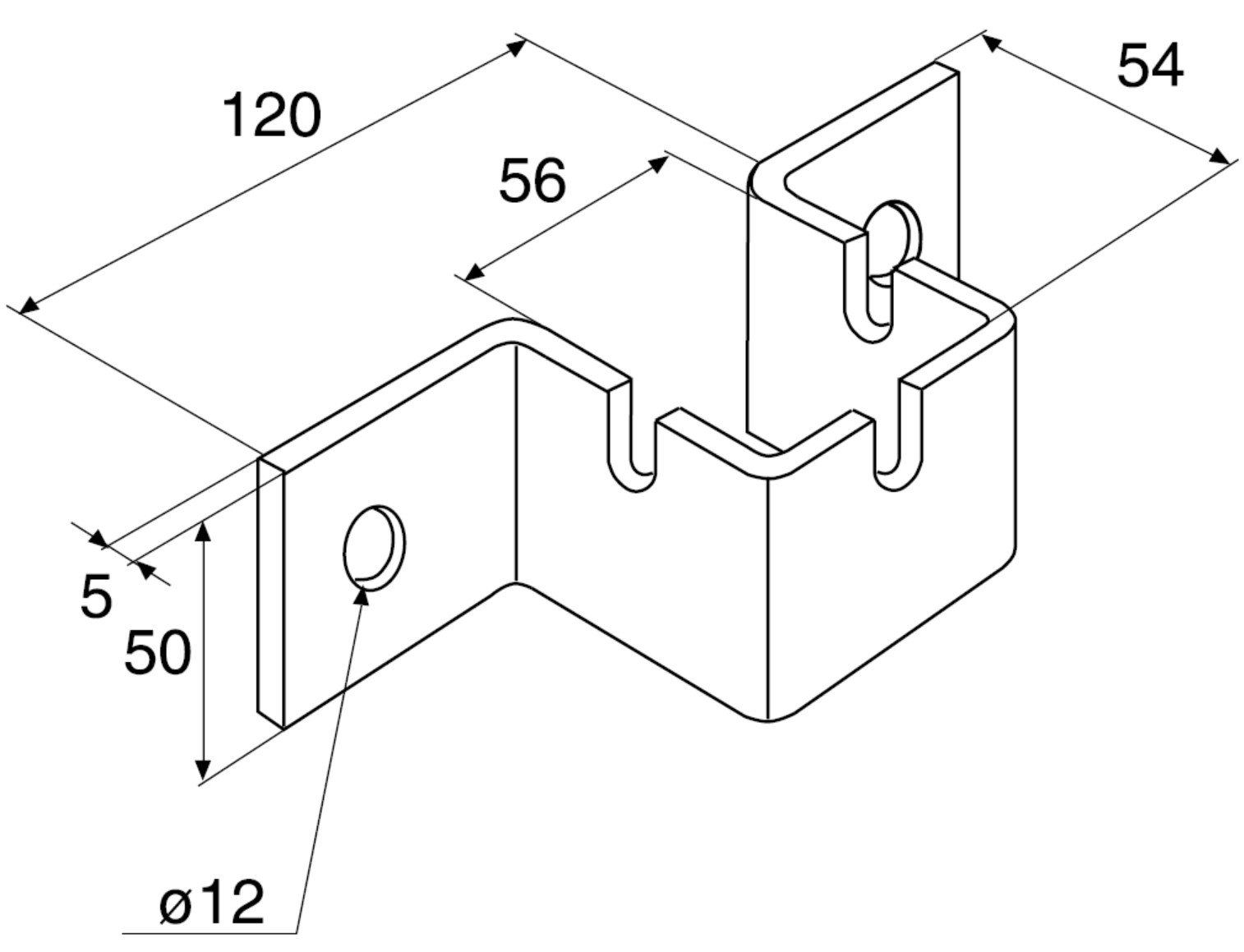 Wall bracket 20 HDG | Wibe group