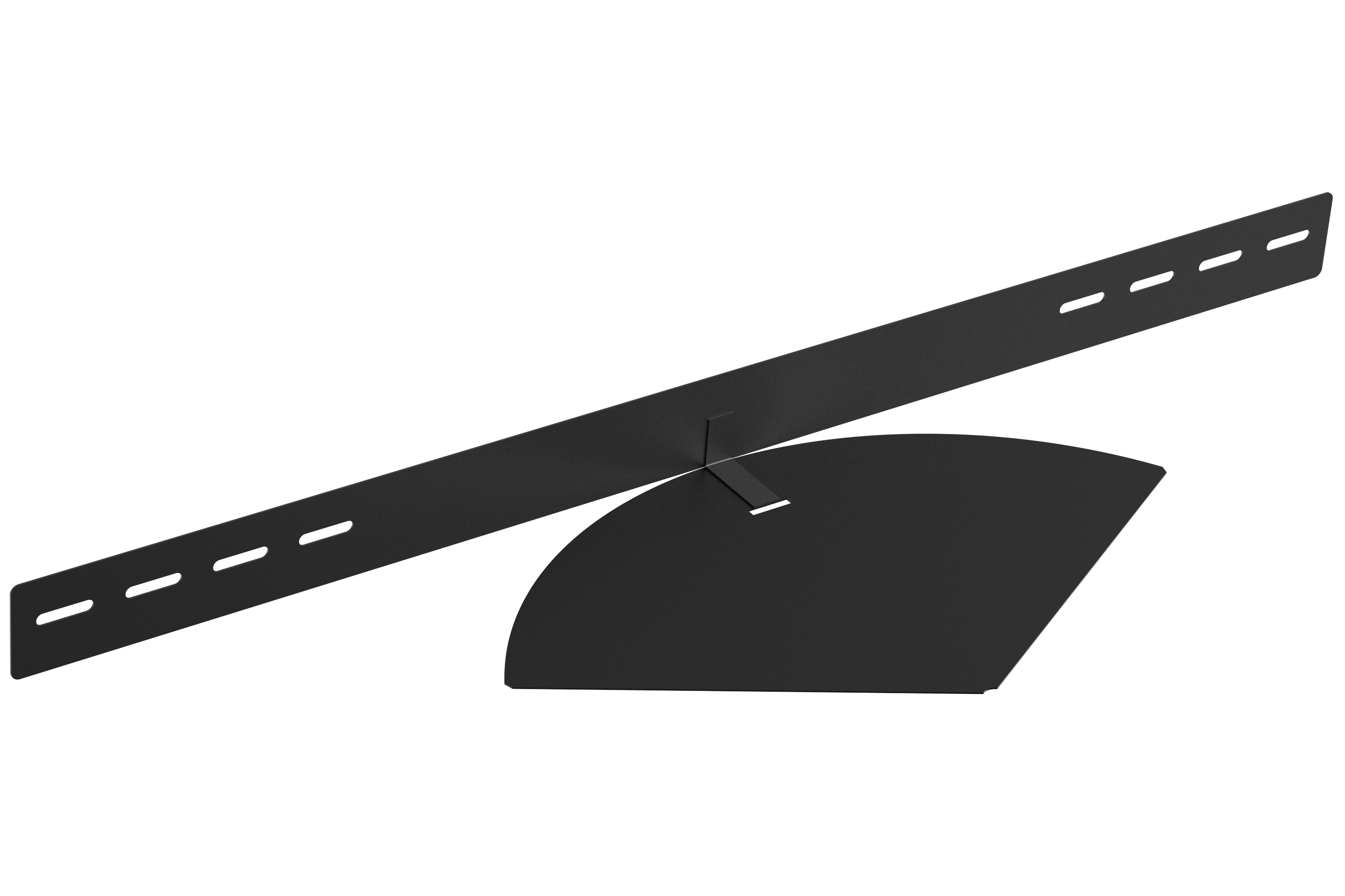 Fixed adjustable bend 60x250 black | Wibe group