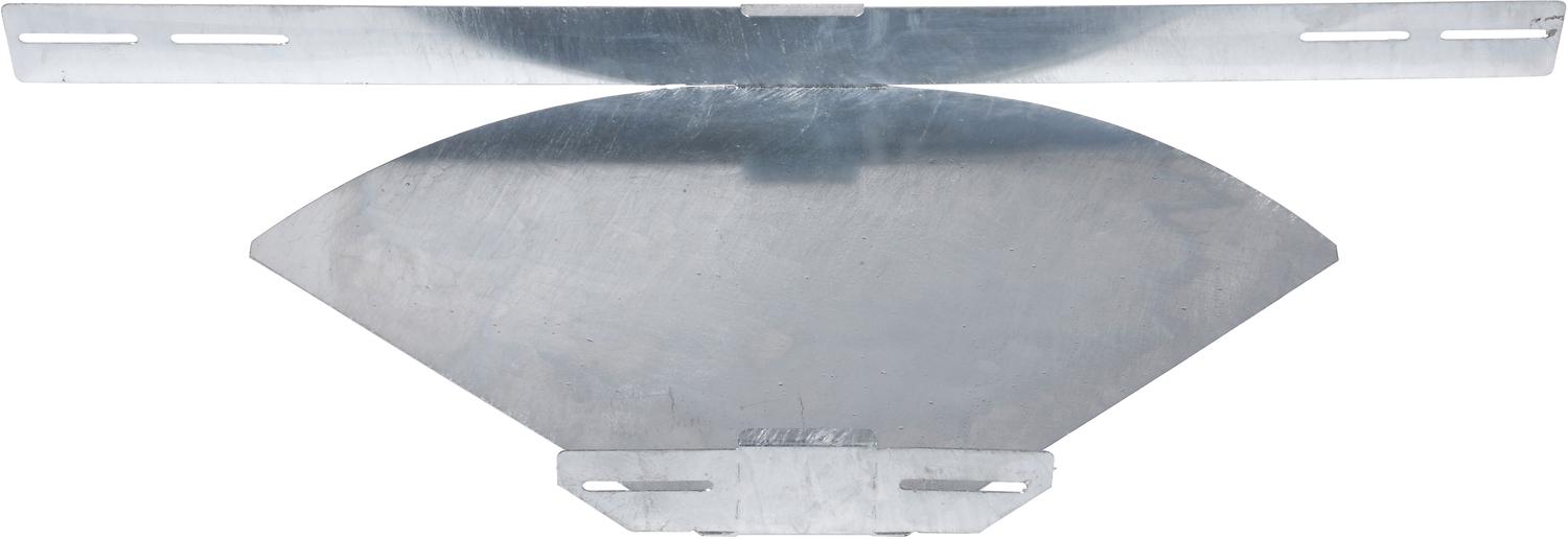 Adjustable bend W=300, H=60, T=1,0 HDG | Wibe group