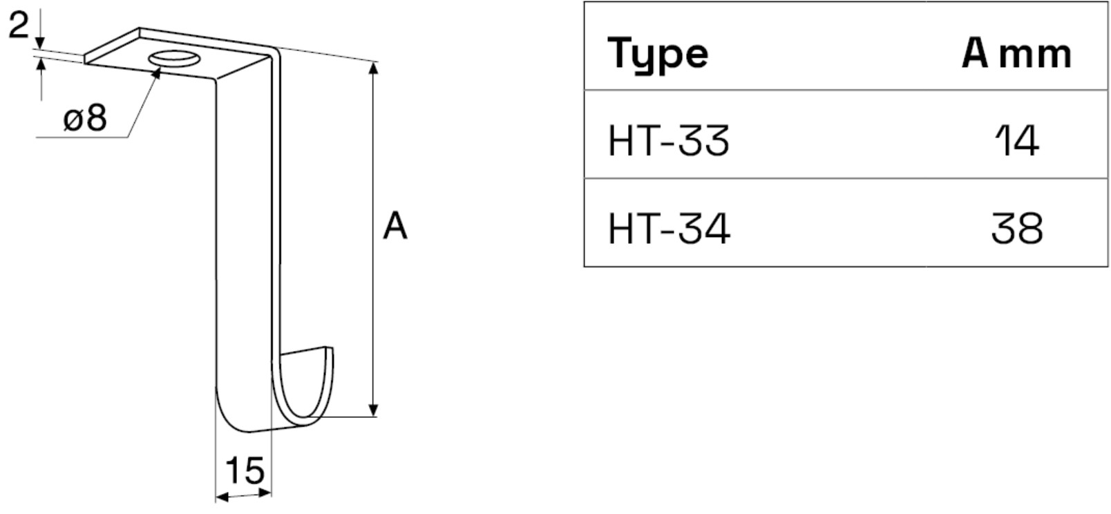 Carrying bracket HT-34 PG | Wibe group