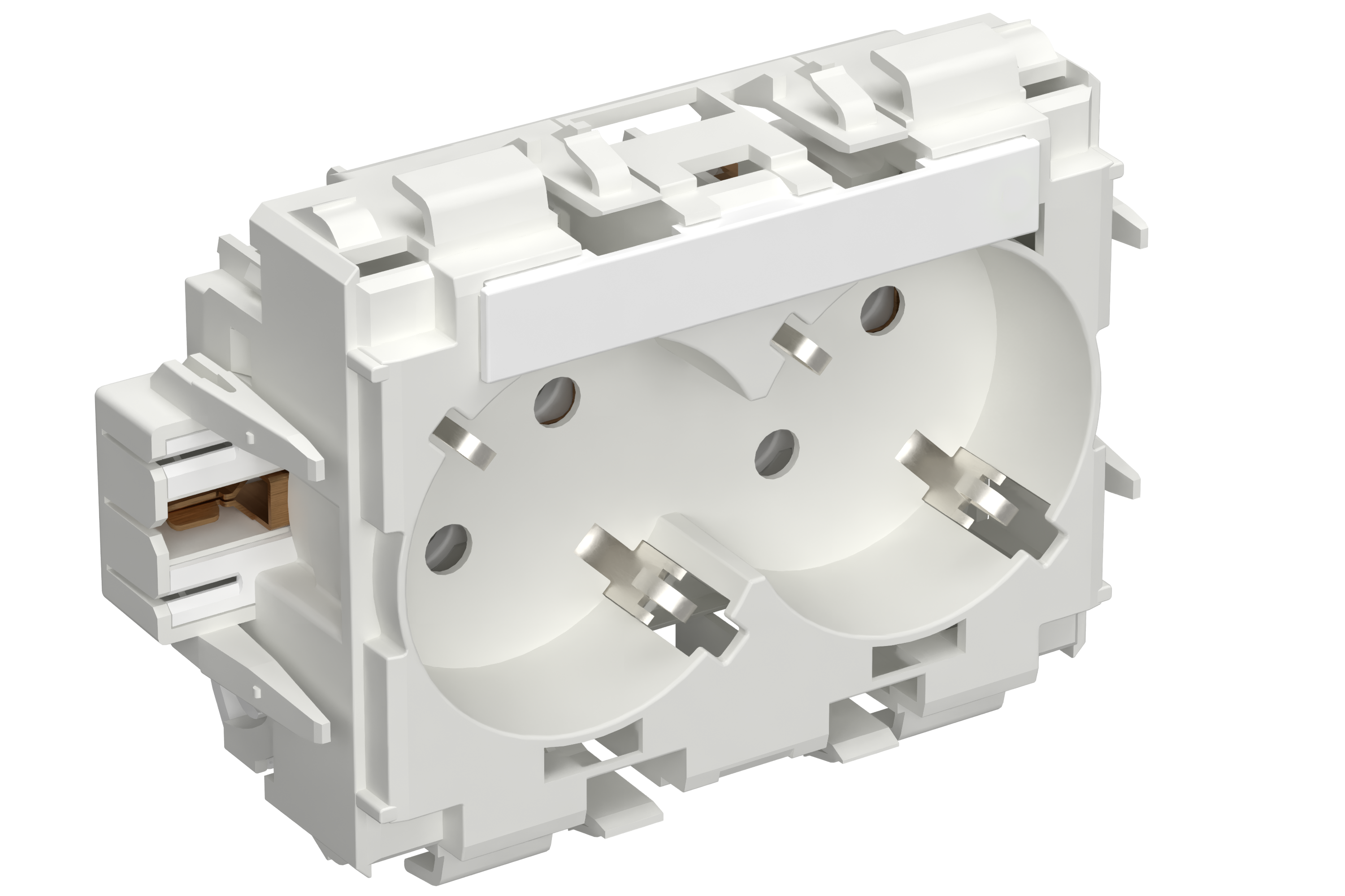 Socket outlet 2-way base SC wo cover | Wibe group