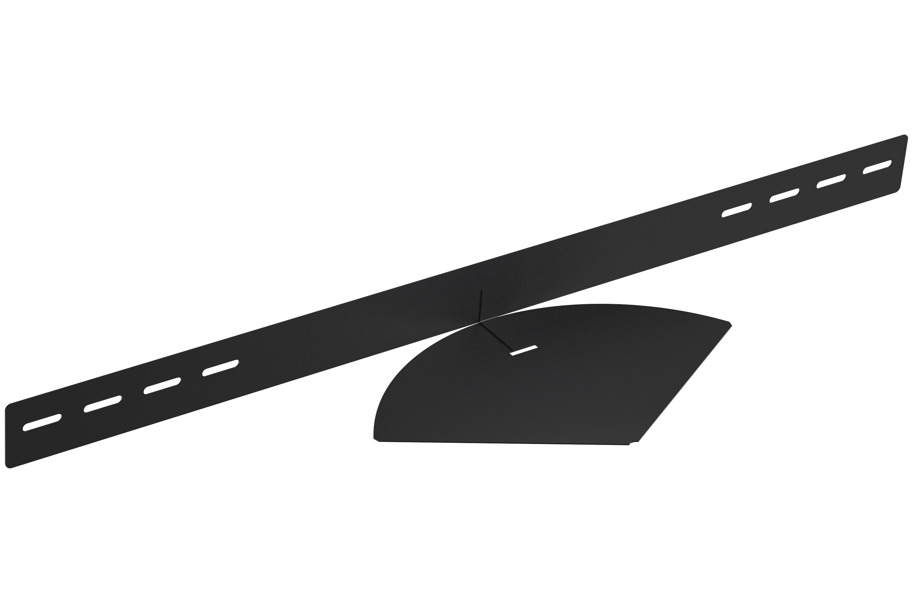 Fixed adjustable bend 60x200 black | Wibe group