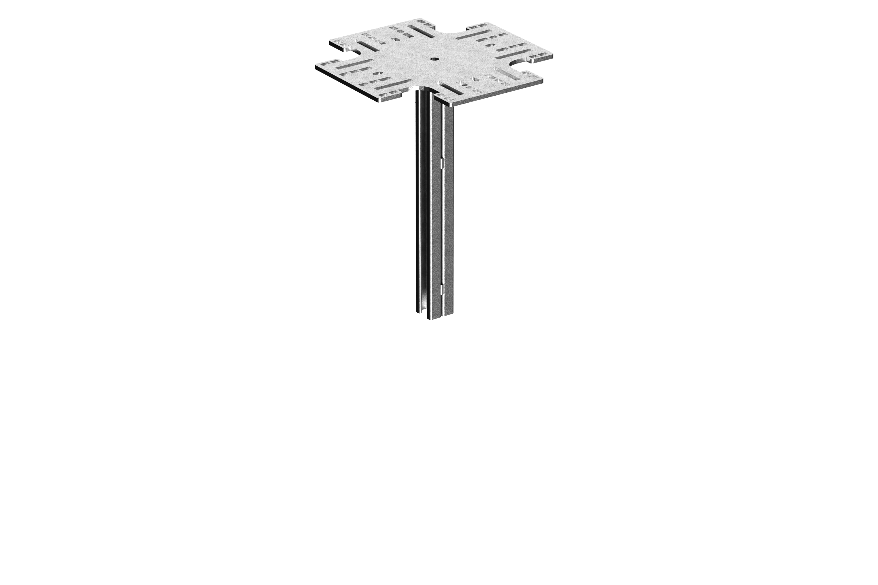 Vertical piece BM20-505 HDG | Wibe group