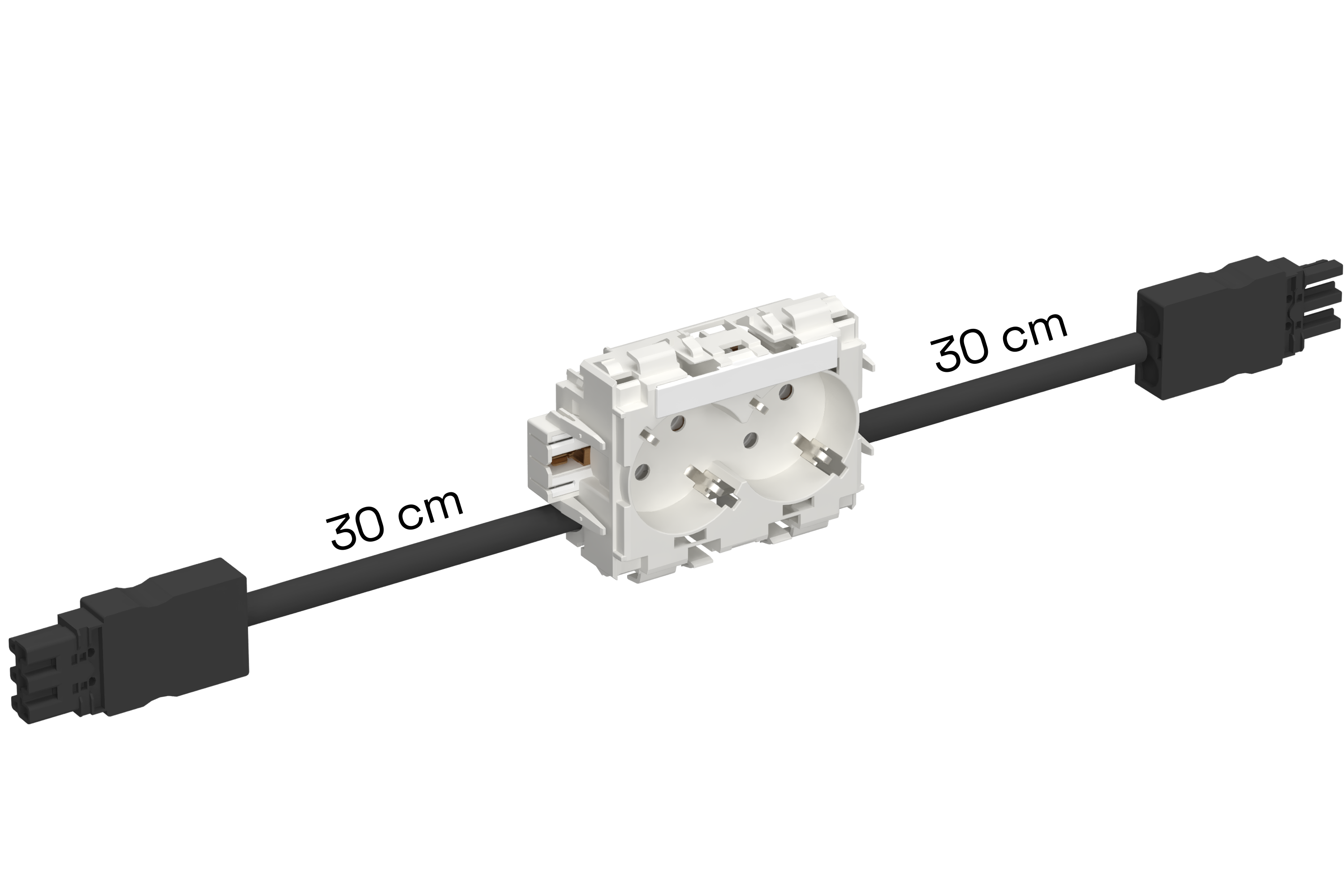 SO 2-way base wo cover w 2 Wago conn | Wibe group