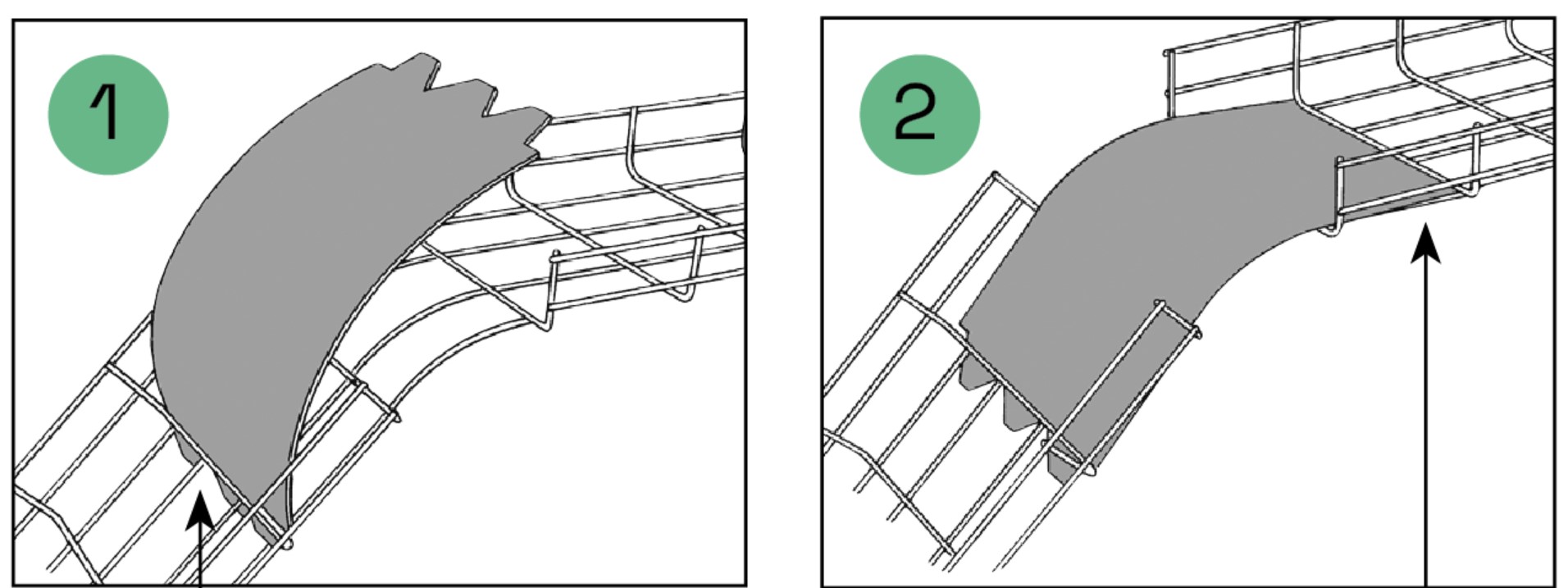 Bend plate B31/320 Aluminium | Wibe group