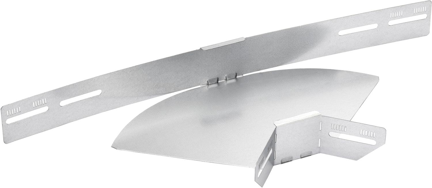 Adjustable bend 200X110 T=1,0 mm HDG | Wibe group