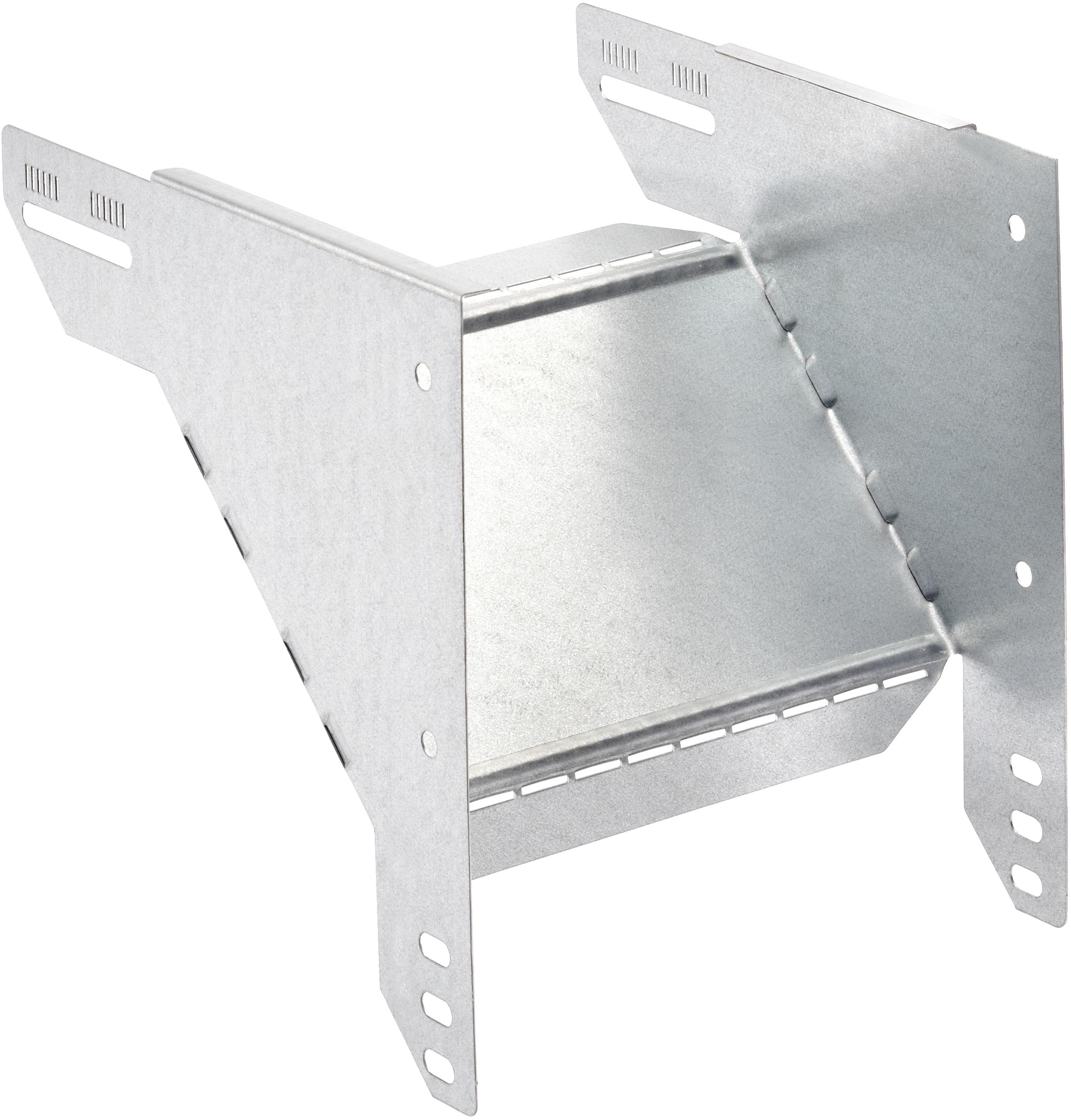 T piece vertical flat 60x250mm Pre-Galv | Wibe group