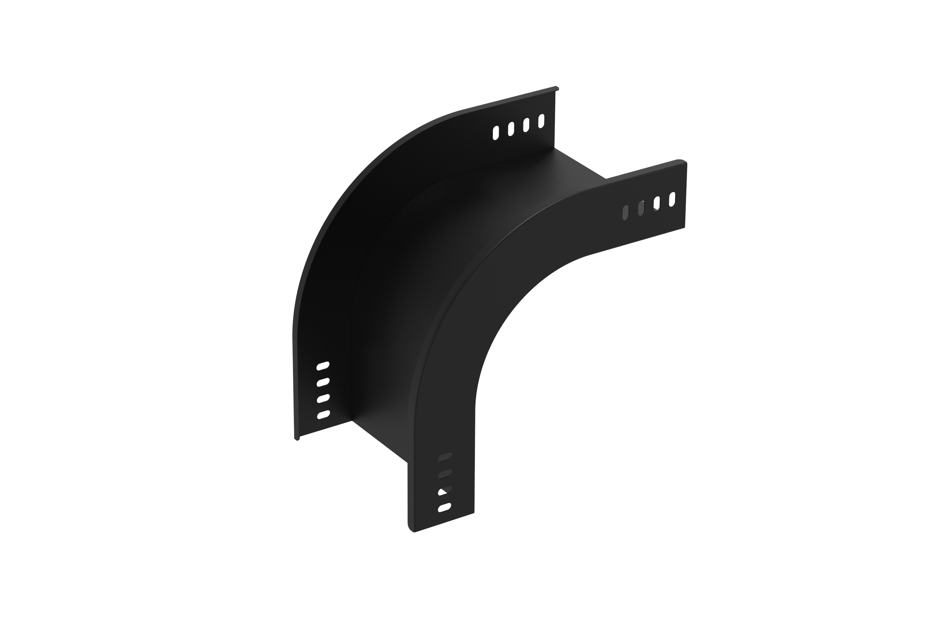 Fixed external riser 60x200 black | Wibe group