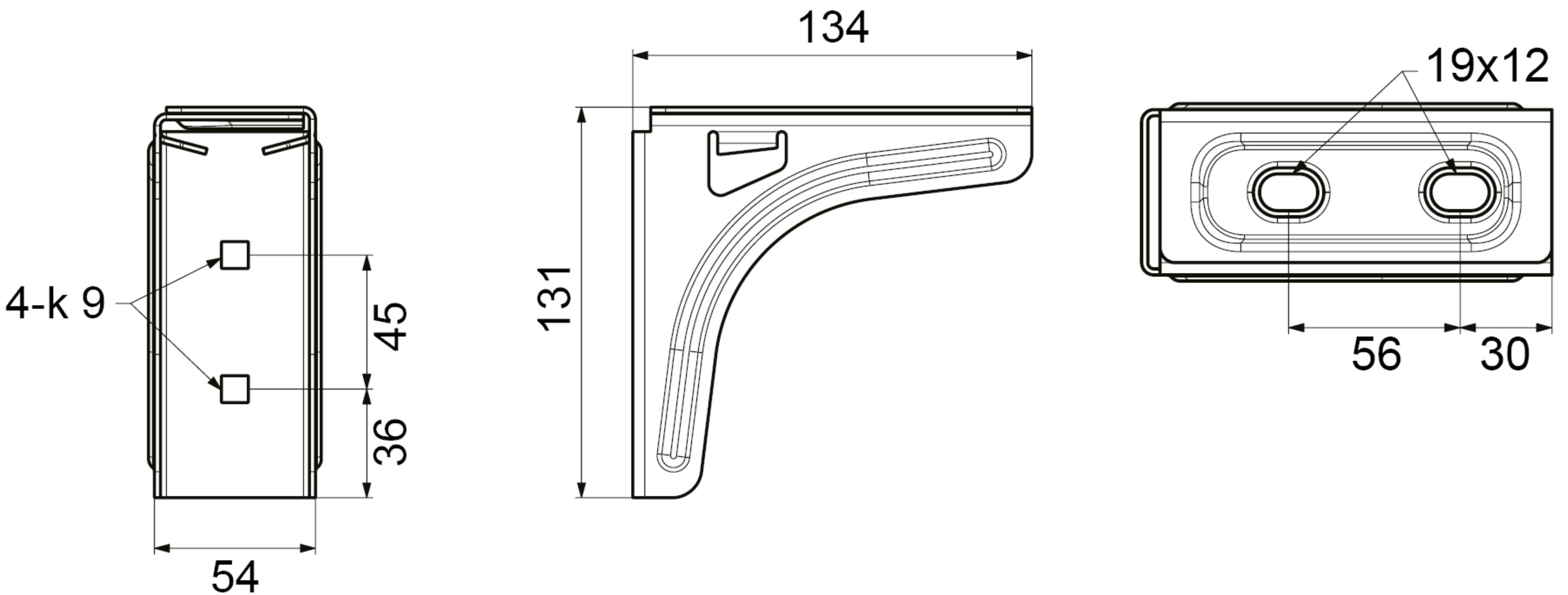 Ceiling bracket 2Fi PG | Wibe group