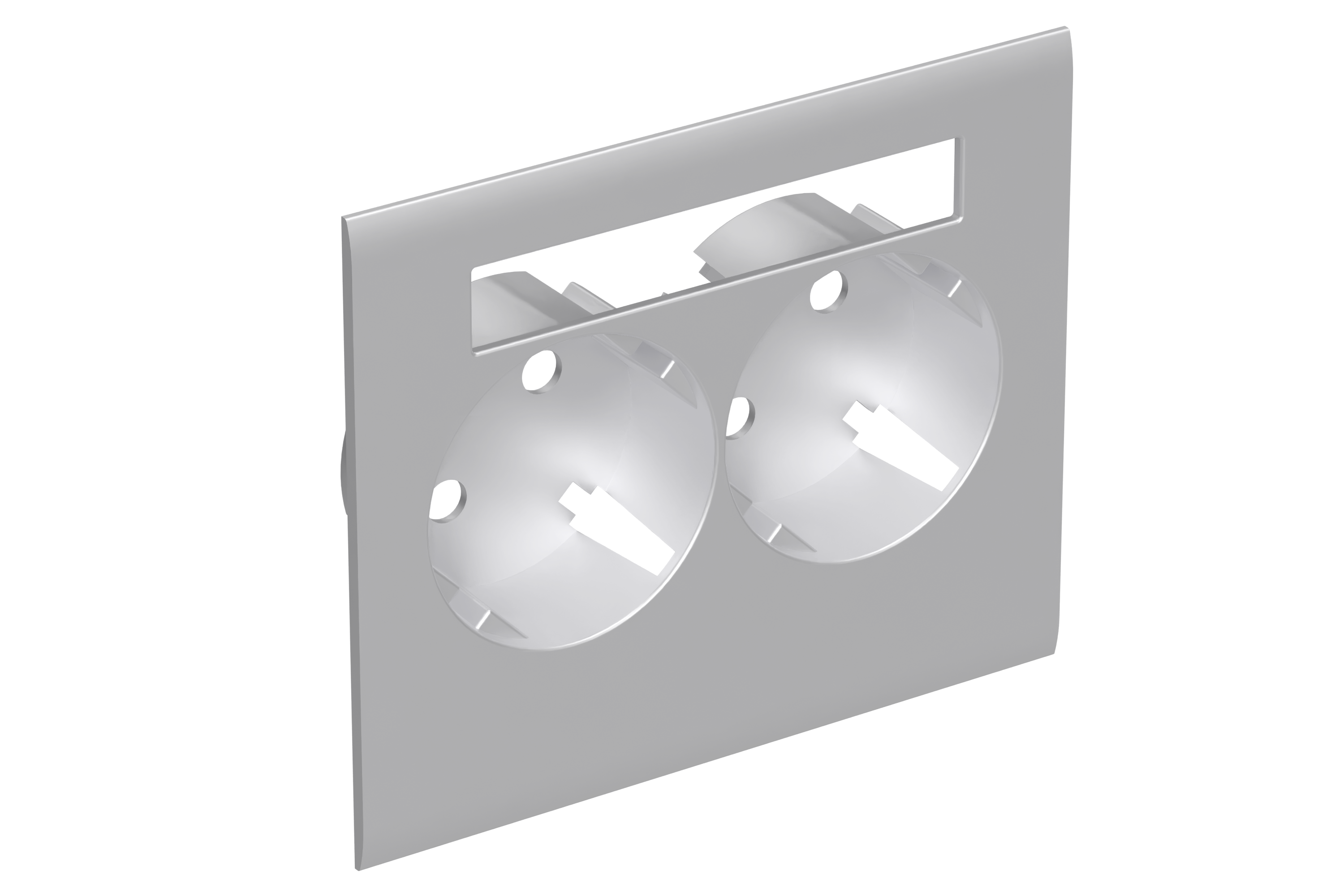 Front cover 2-way base silver | Wibe group