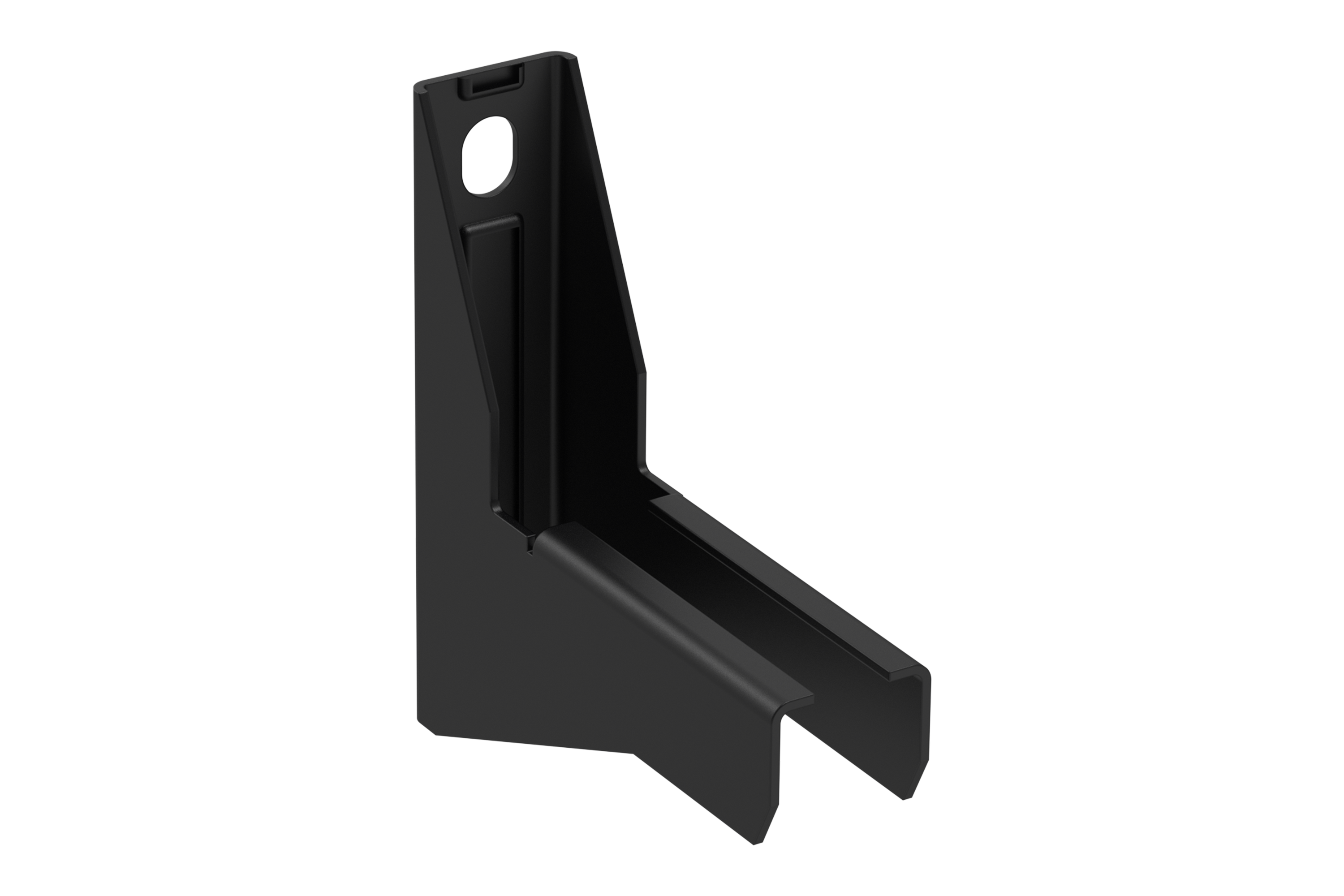 Wall bracket / support plate 70mm black | Wibe group