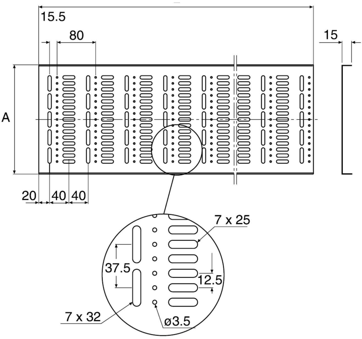Installation tray W4-400 1.96m Z+ | Wibe group