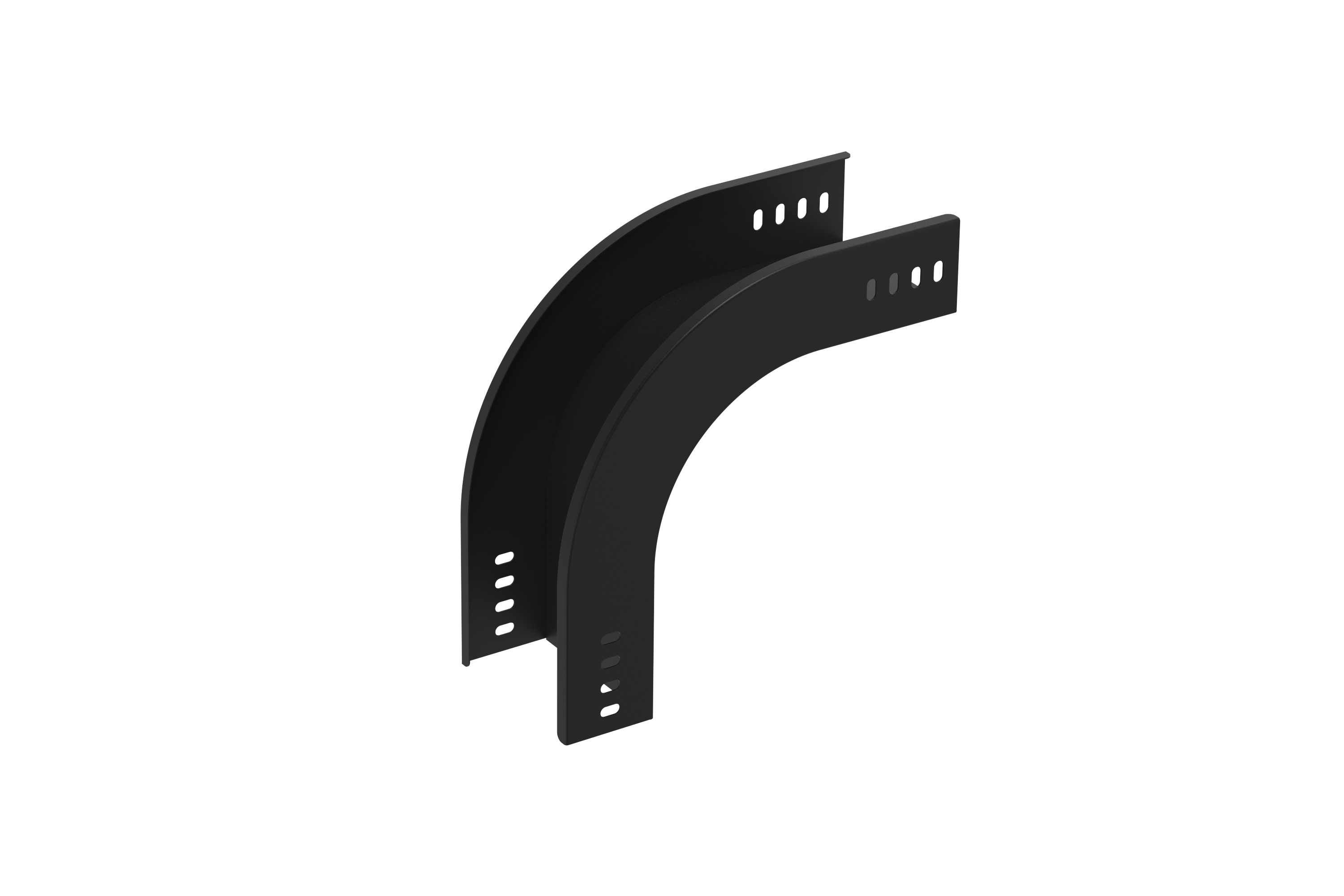 Fixed external riser 60x120 black | Wibe group