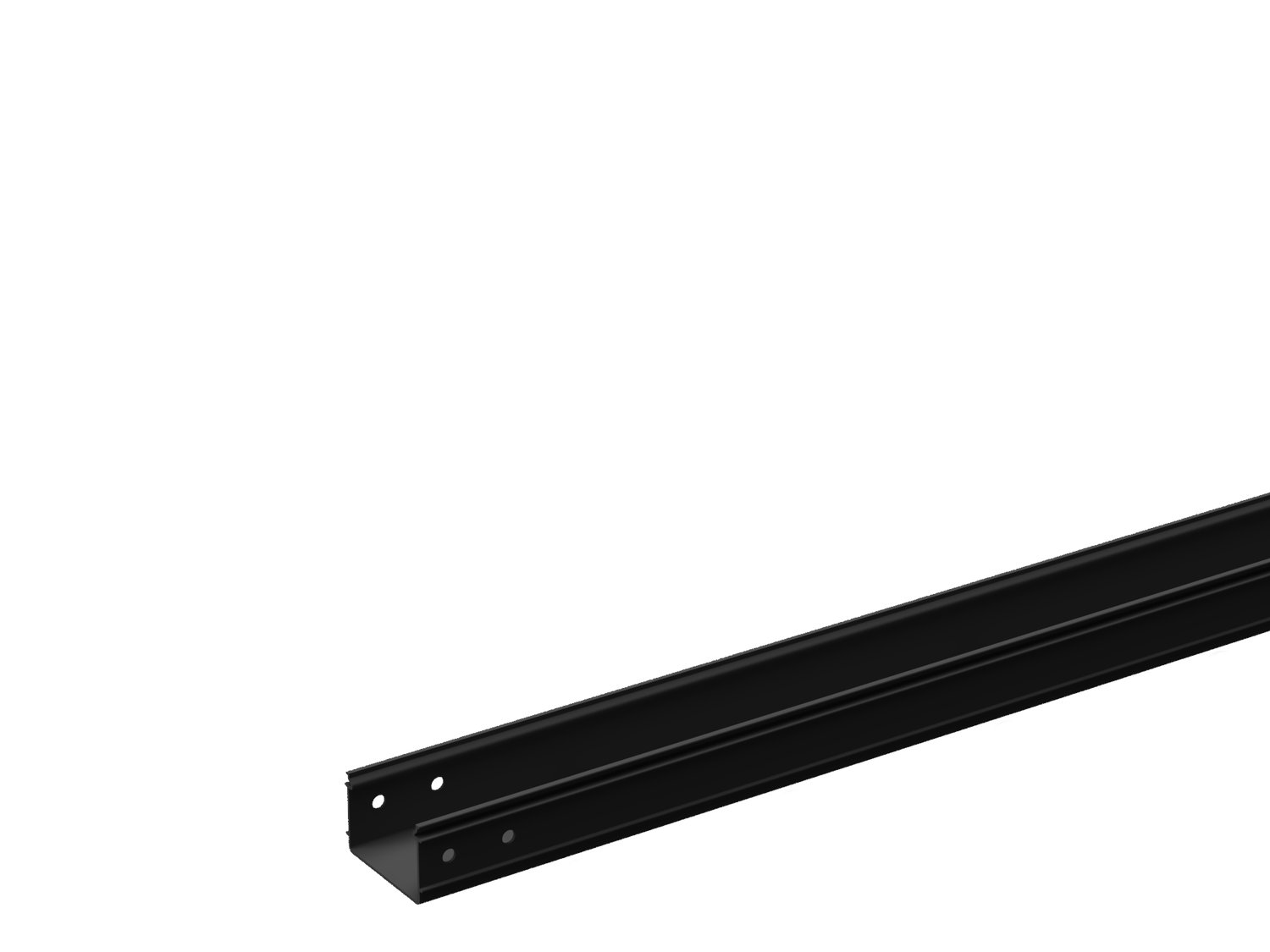 Cable tray slotted 75x50mm 3m PY1C | Wibe group