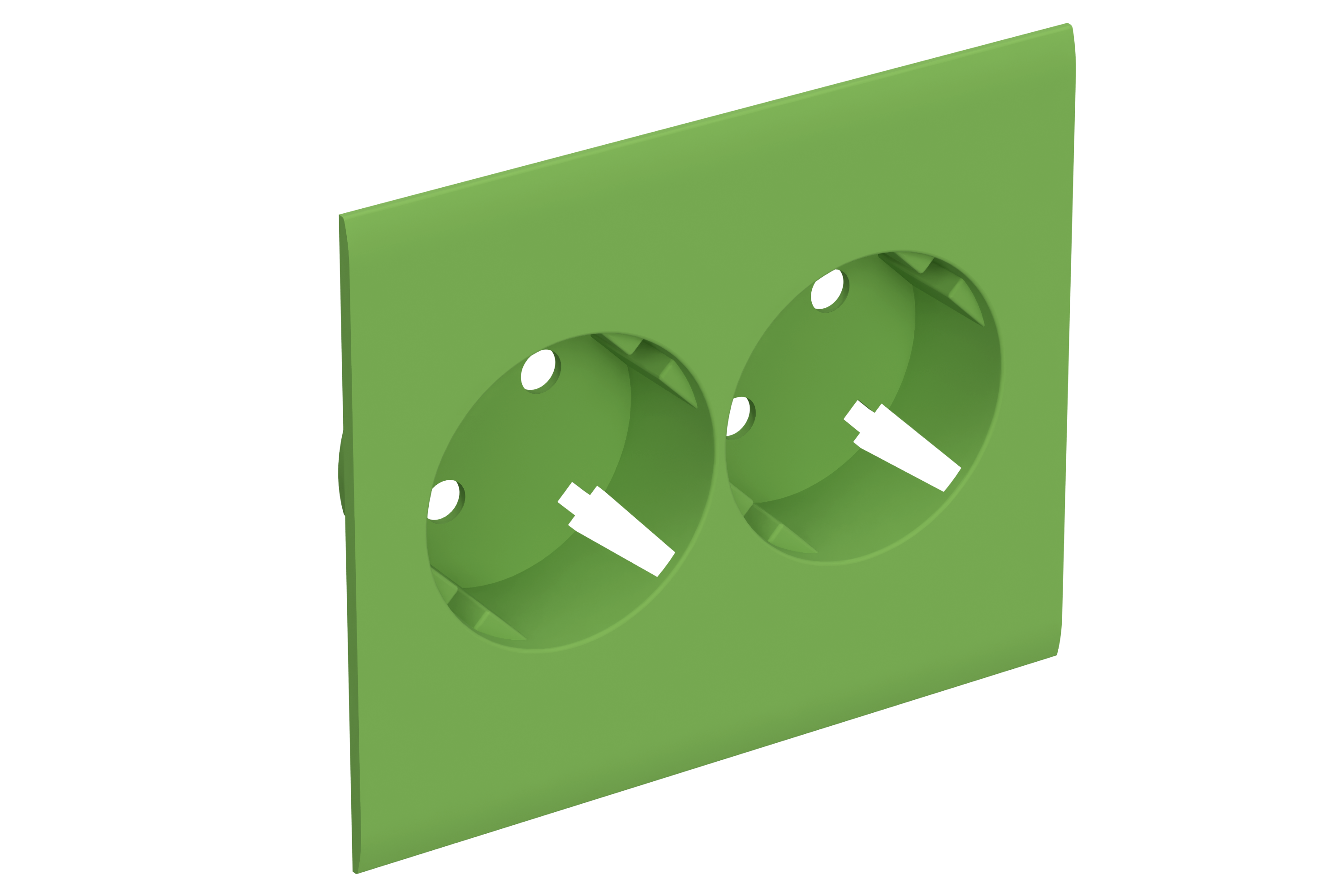 Front cover 2-way extension green R6018 | Wibe group