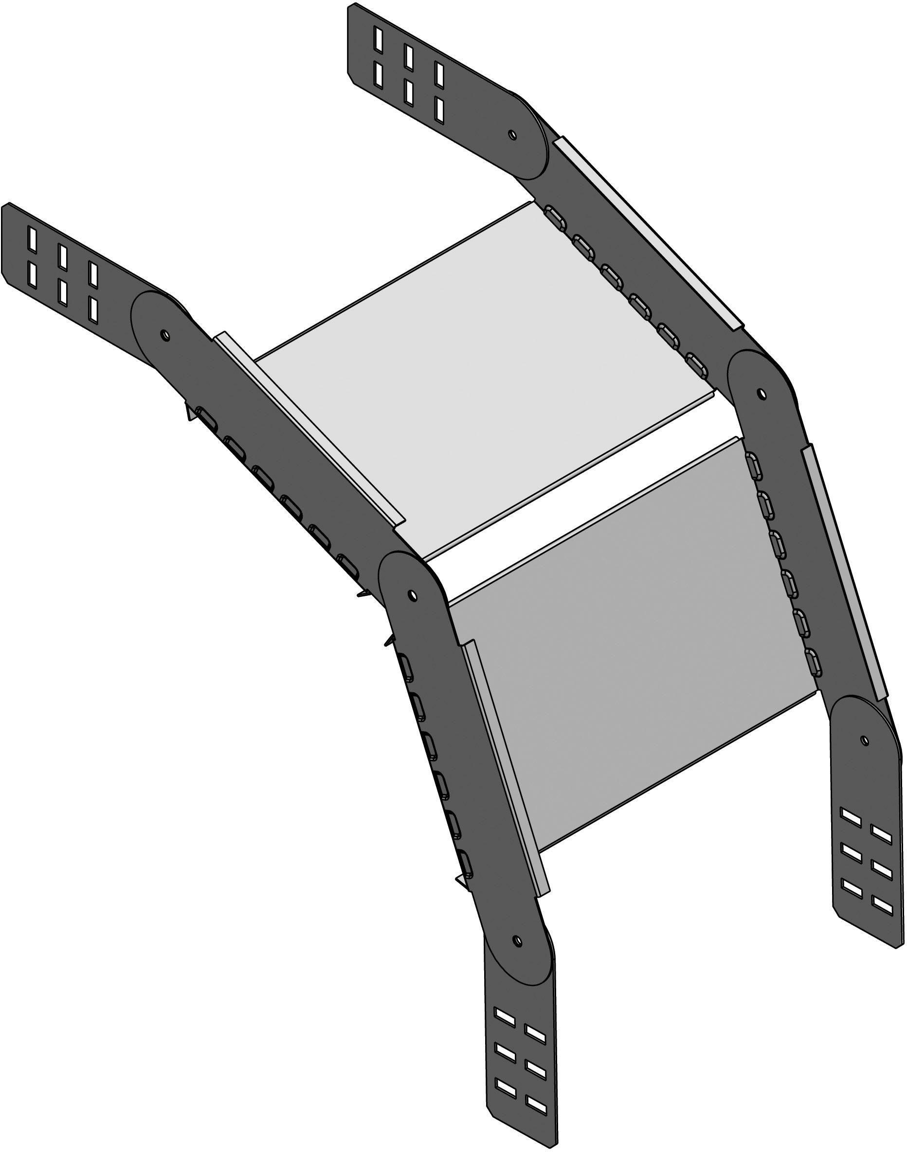 Vertical Bend, adjustable H=60 250 | Wibe group